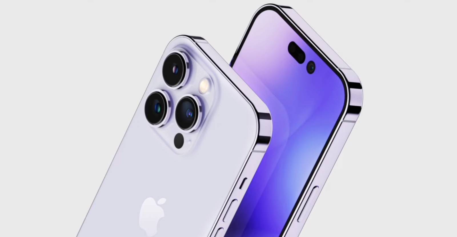 iPhone 14 Pro Renders Showcase Purple Color & Bigger Camera Bump