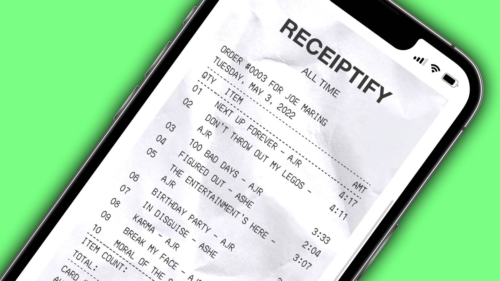 How To Get A Spotify Receipt Using The Viral Receiptify App