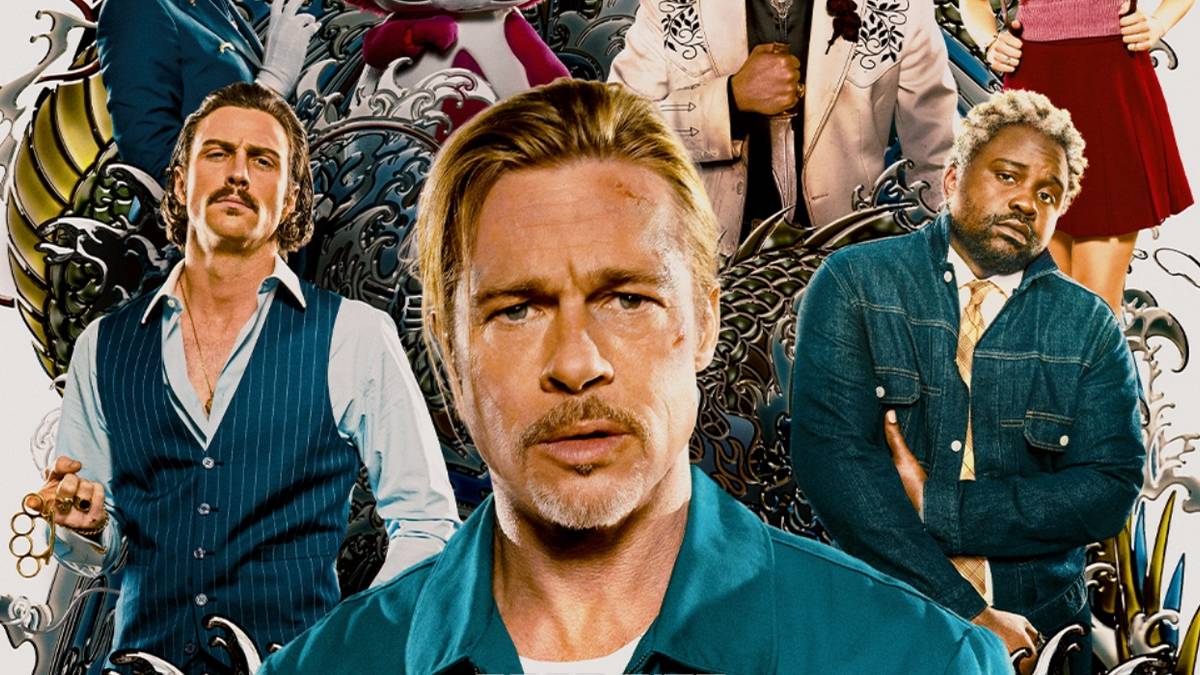 Bullet Train Movie Poster Unites Brad Pitt's Assassin & 9 Villains