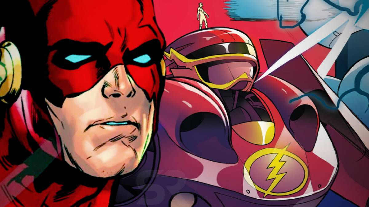 Flash Unleashes His New Giant Mech Suit in Official DC Art