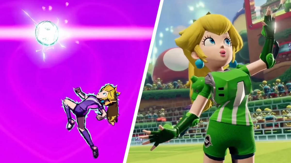 Super Mario Strikers Peach Mario Strikers Charged | Peach's Animations