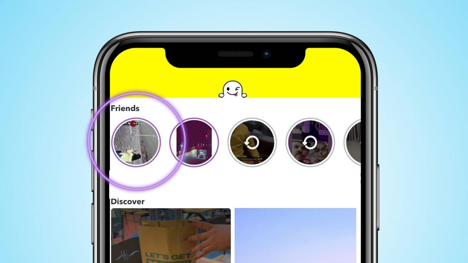 What Does A Purple Circle Around A Snapchat Story Mean?