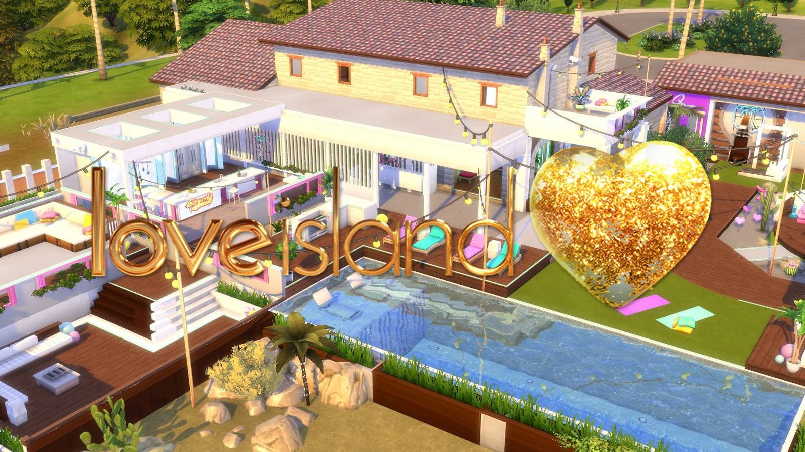 Sims 4 Love Island Villa Is The Perfect Build For Break-Ups
