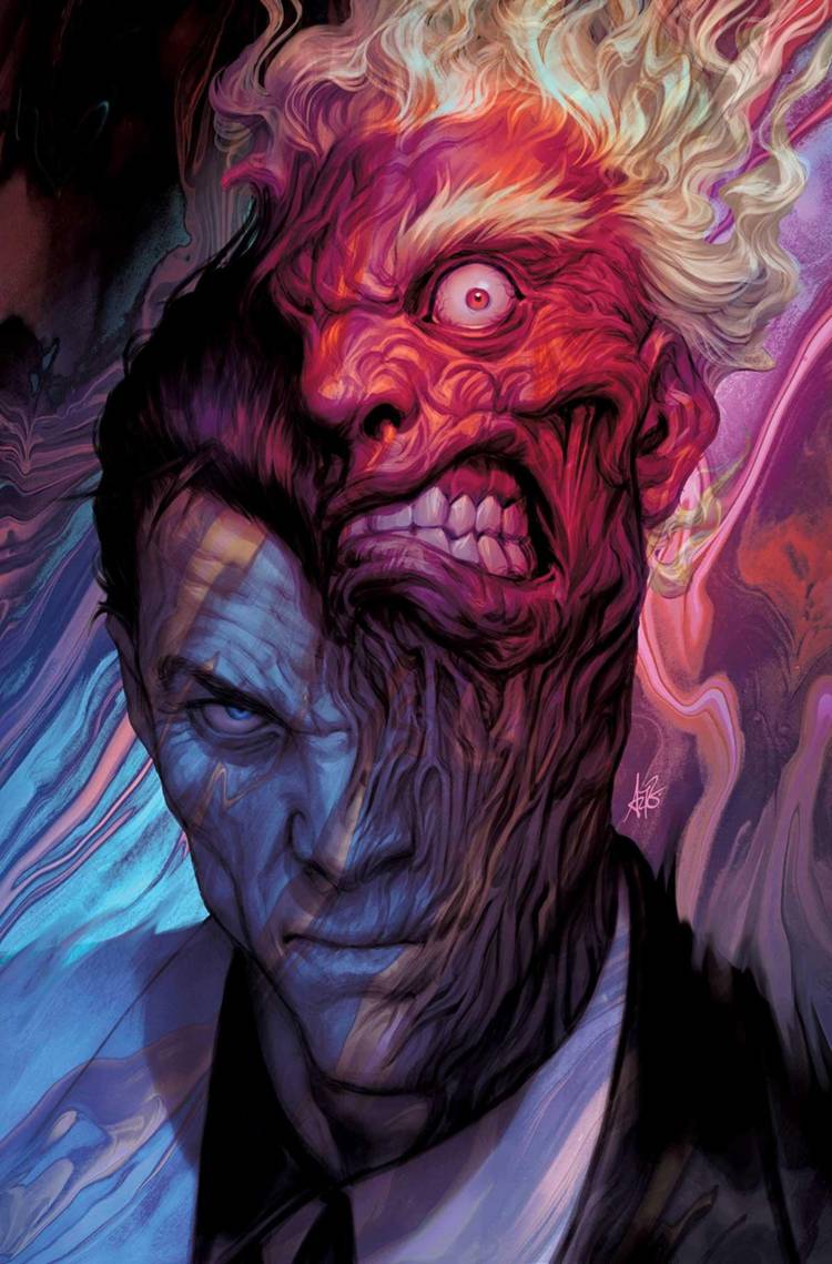 Batman's Villain Two-Face Becomes Pure Nightmare Fuel in Redesign