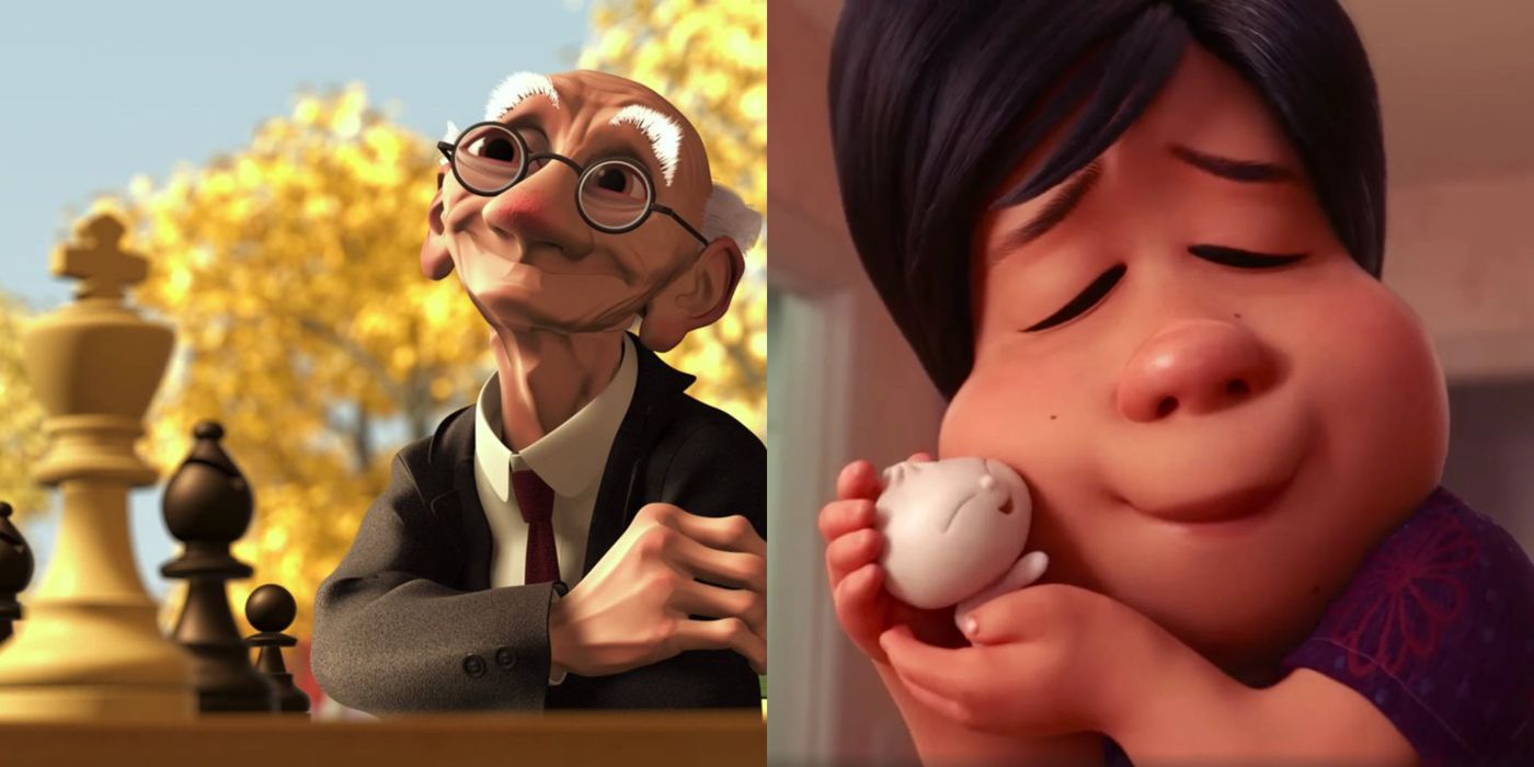 Pixar Old Man Chess Short