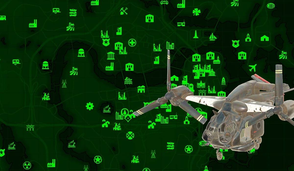 Made A Map Of Main Locations In Fallout Games And Dlcs Where Would You