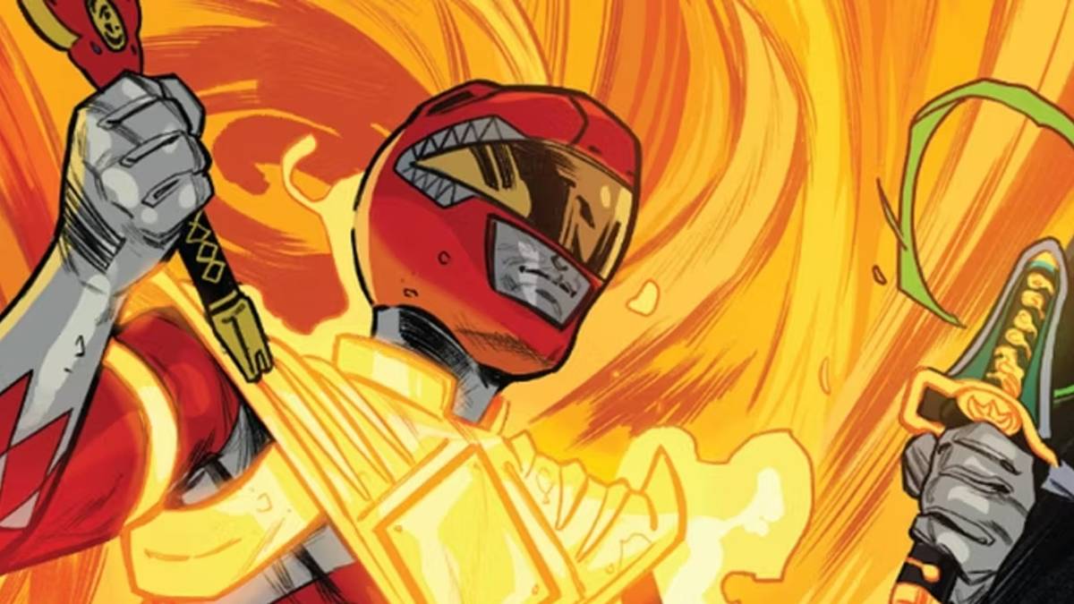 Power Rangers Combines the Red & Green Rangers' Power in One Epic Hero