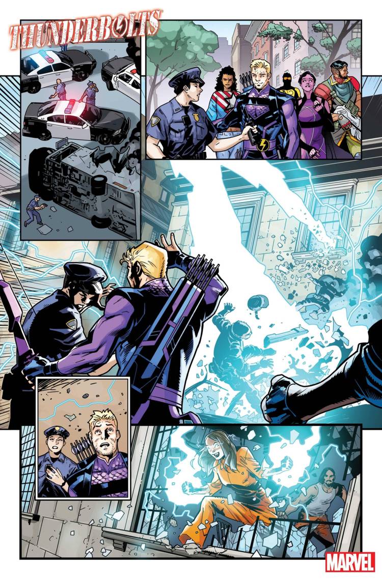 Marvel's New Thunderbolts Team Shown in Action For the First Time