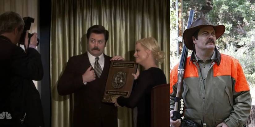 Parks & Rec: Ron’s Slow Transformation Over The Years (In Pictures)