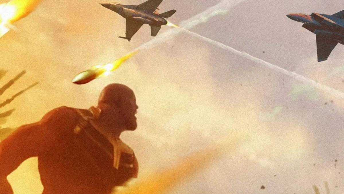 Top Gun: Maverick Pilots Fight Thanos in Avengers Crossover Fan Poster