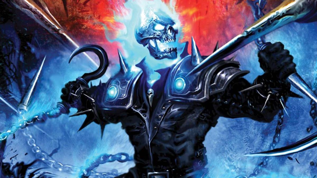 Ghost Rider Cosplay Unleashes His Rare Blue Fire Form