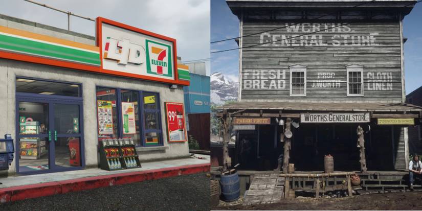 RDR2's Map Compared To GTA 5's