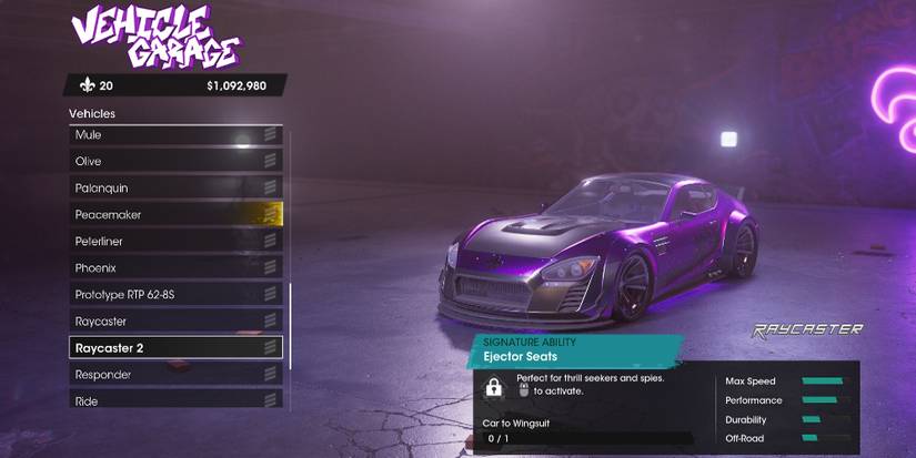 Saints Row Reboot: 10 Fastest Vehicles To Unlock