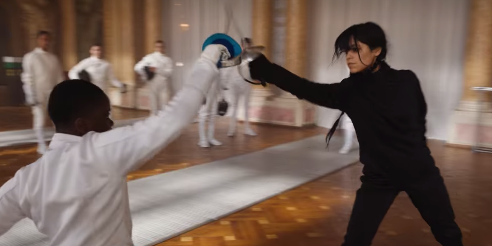 Catherine Zeta-Jones' Zorro Sword Skills Shine in Wednesday Season 2