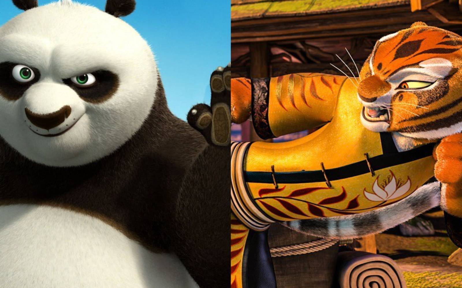 Kung Fu Panda Po And Tigress Anime Fierce Tigress By Princess Tria On