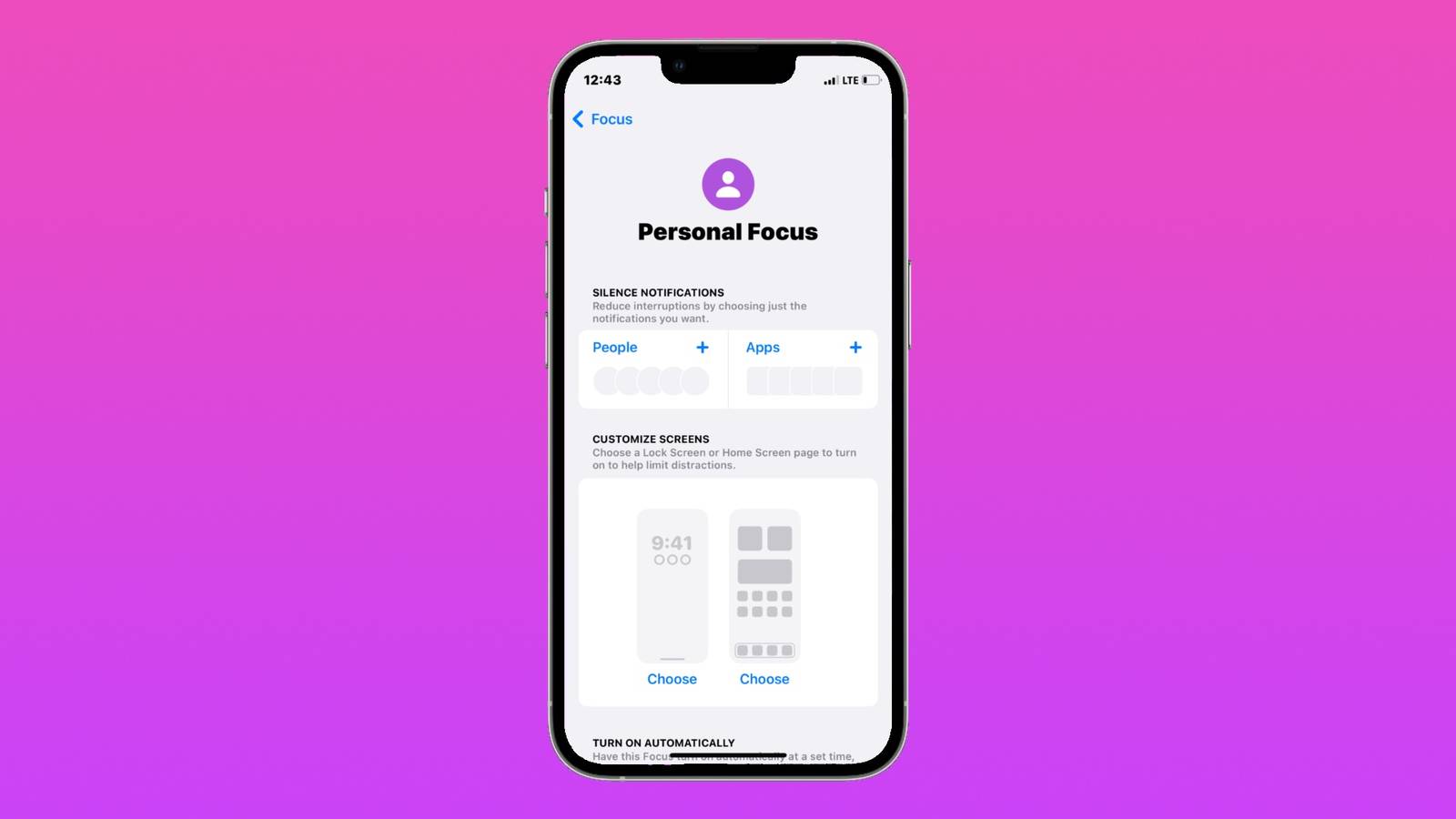 How To Set iOS 16 Lock Screens For Different Focus Modes