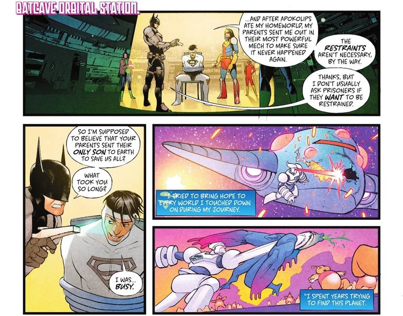 DC's Mech Superman Actually Hates Darkseid More Than The Original