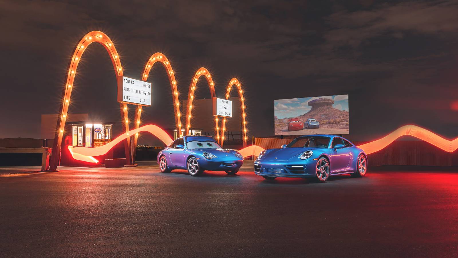 Pixar & Porsche Build Real-Life Cars Character for Charity Auction