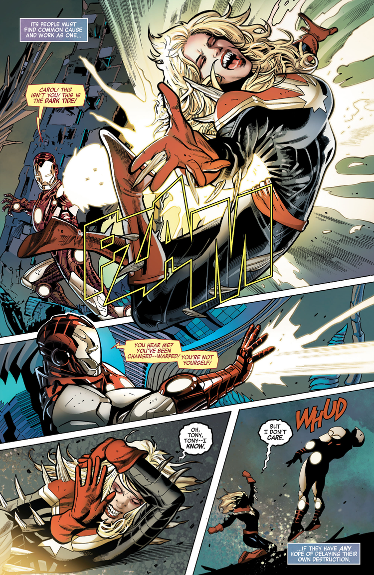 Captain Marvel Proves She's Marvel's Superman By Copying His Biggest Cliché