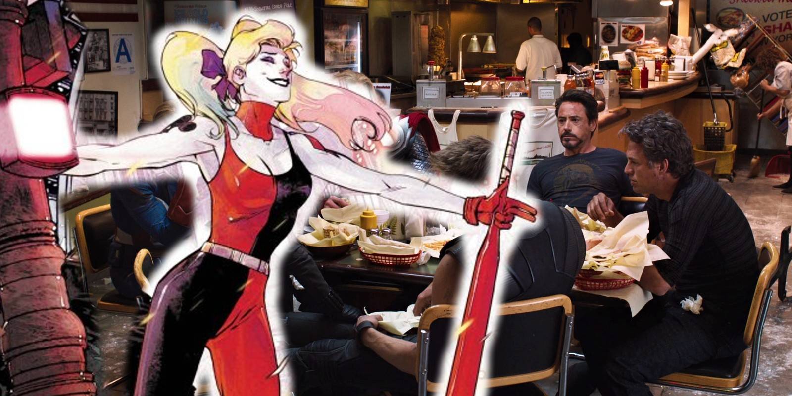 Harley Quinn Recreates An Iconic Avengers MCU Scene With A Twist