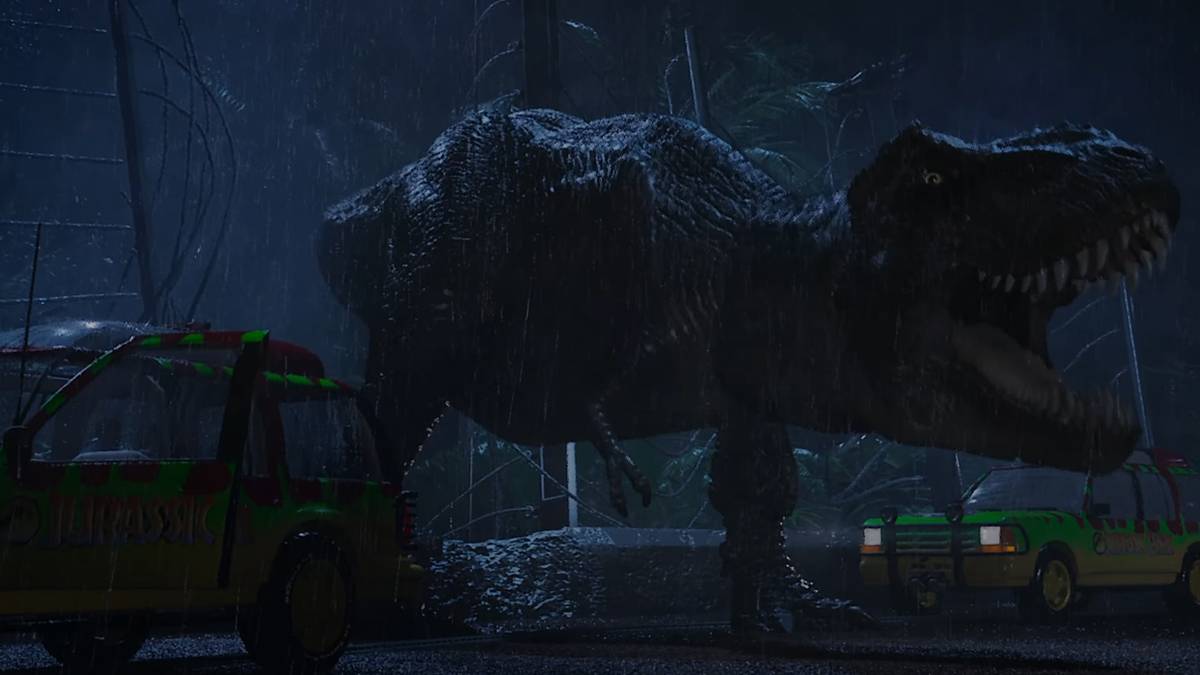 Jurassic Park T-Rex Scene Looks Even Better Remade On PlayStation