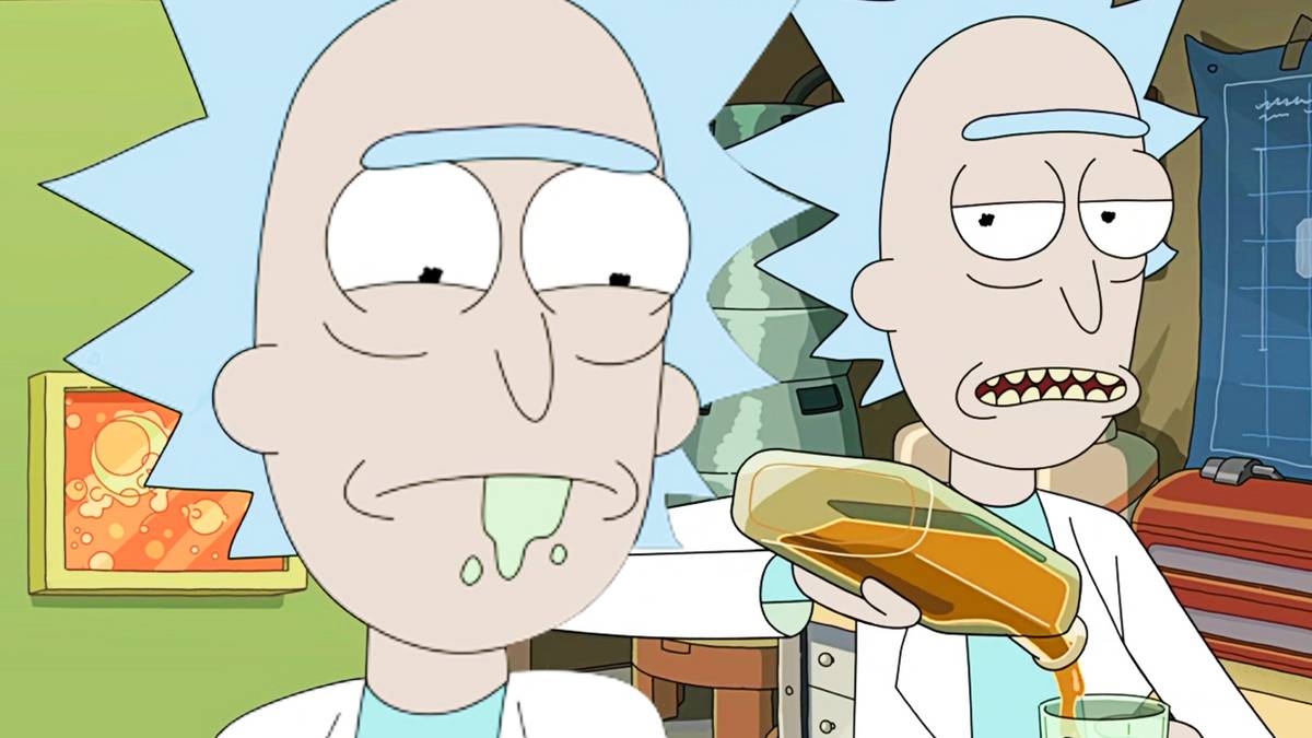 Rick & Morty's Flask Mystery Explained - What Rick Is Actually Drinking