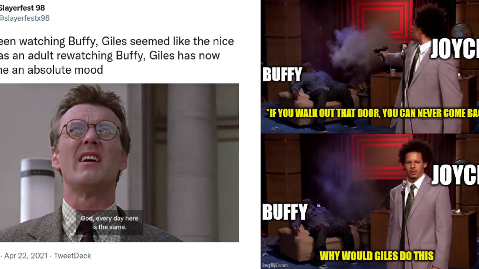 Buffy The Vampire Slayer: 10 Memes That Perfectly Sum Up Giles As A ...