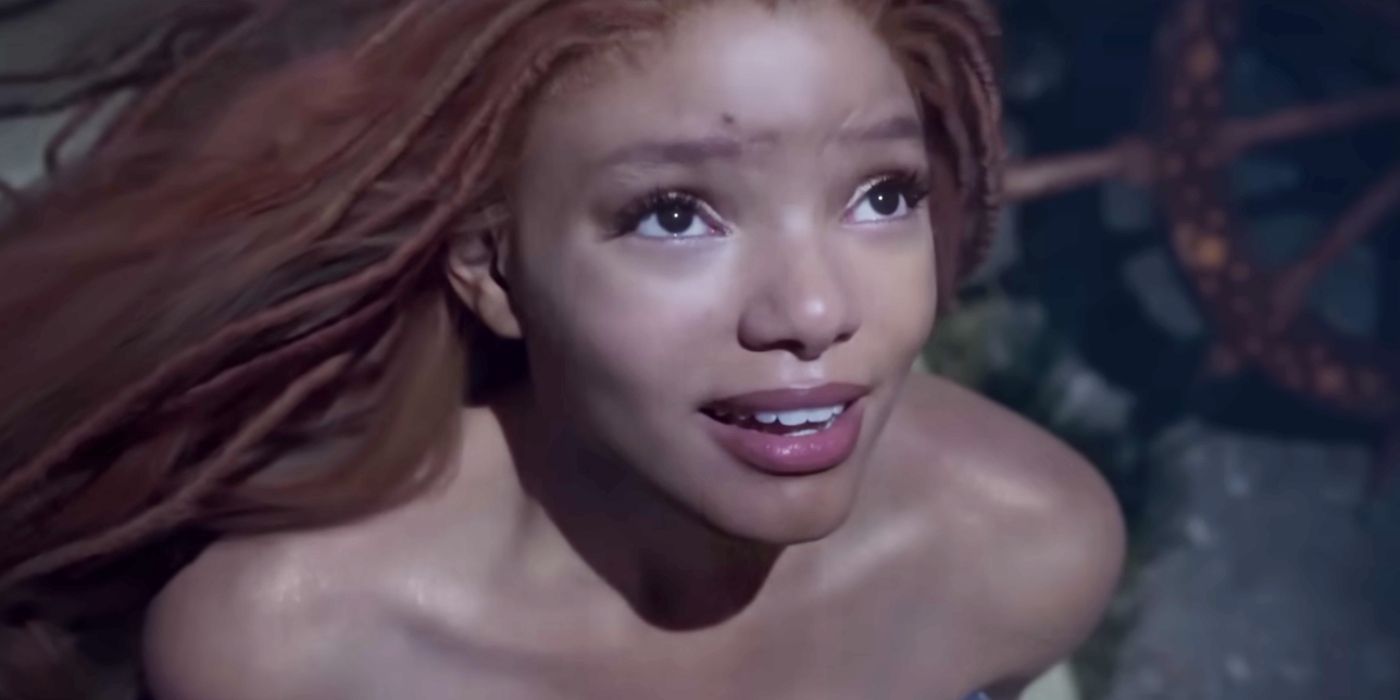 Halle Bailey Sobs Watching Young Girls React To Her Little Mermaid Trailer