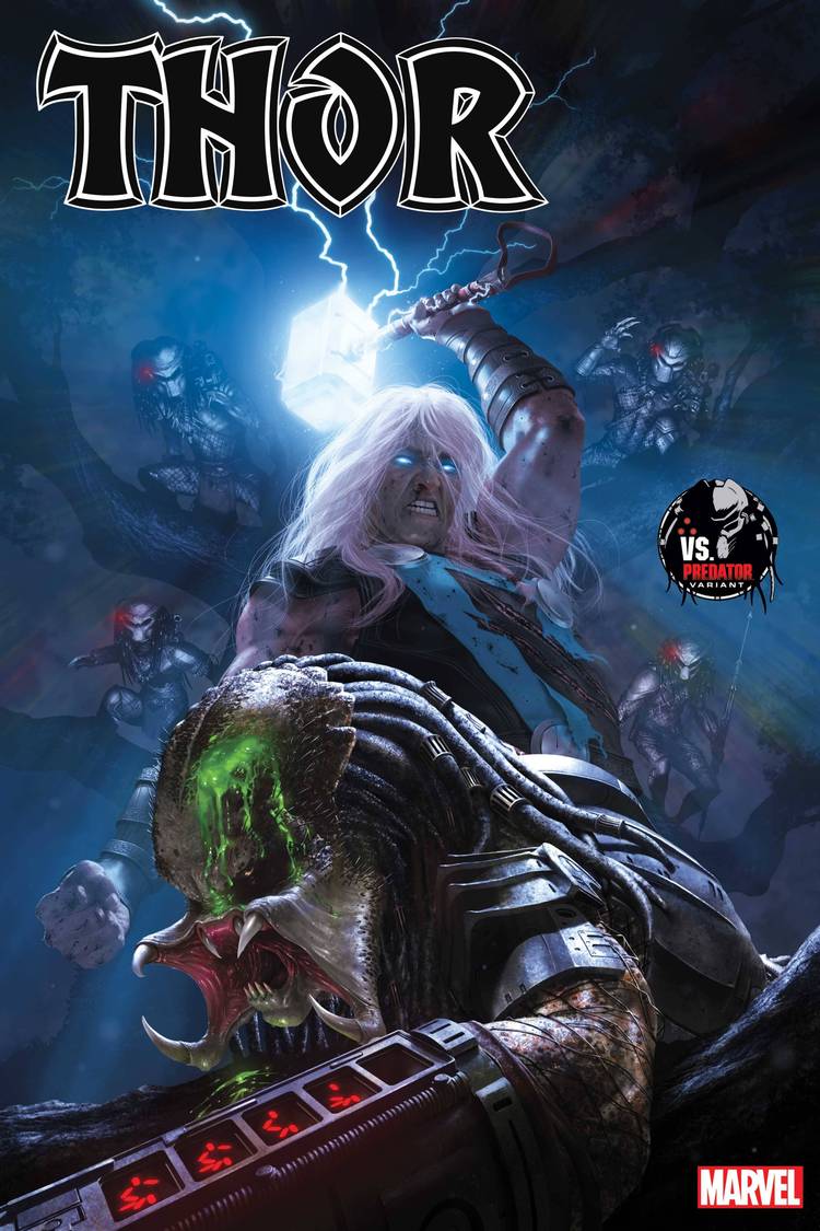 Thor Fighting A Predator Proves Official Marvel Crossover Needs To Happen