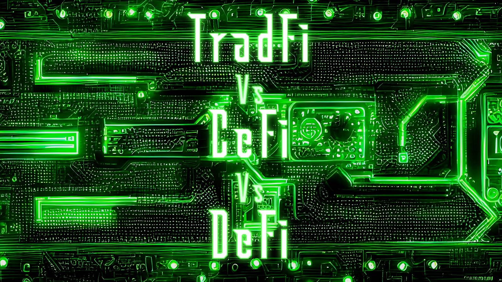 What Is The Difference Between DeFi, CeFi and TradFi?