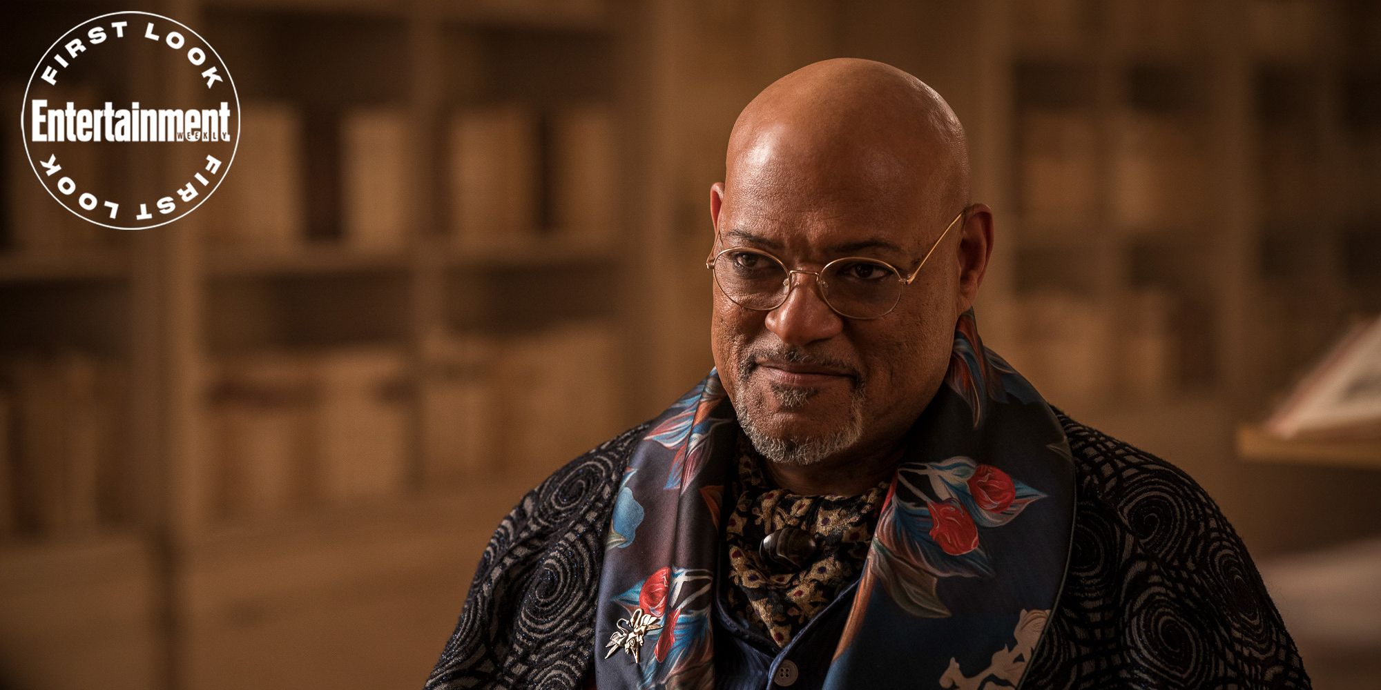 School For Good & Evil Images Reveal Laurence Fishburne's School Master
