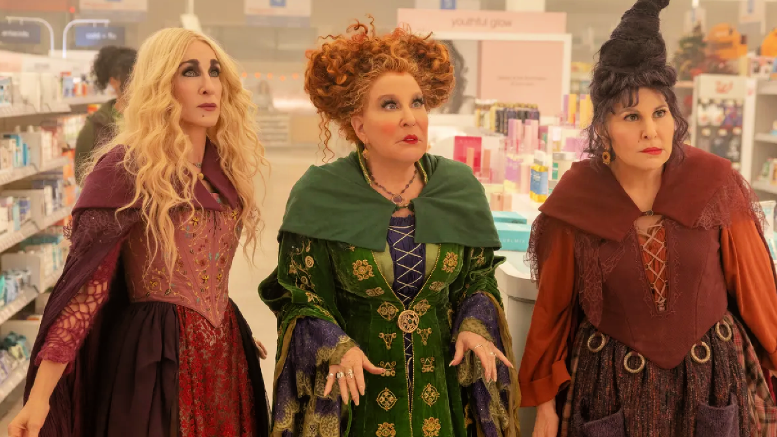 Sanderson Sisters Look Out Of Place At Walgreens In Hocus Pocus 2 Image