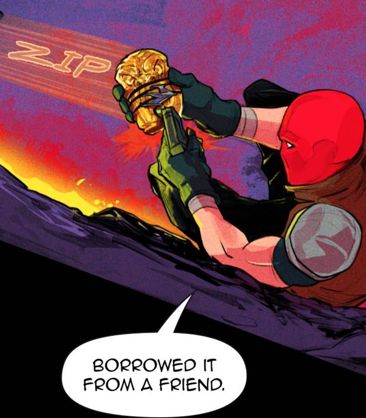 Red Hood's New Gadget Pays Off a Wayne Family Adventures Easter Egg
