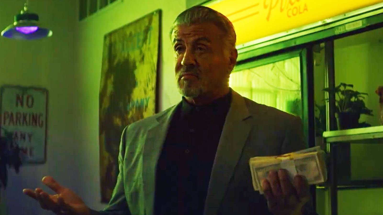 Sylvester Stallone Flexes His Mob Muscles In Tulsa King Trailer
