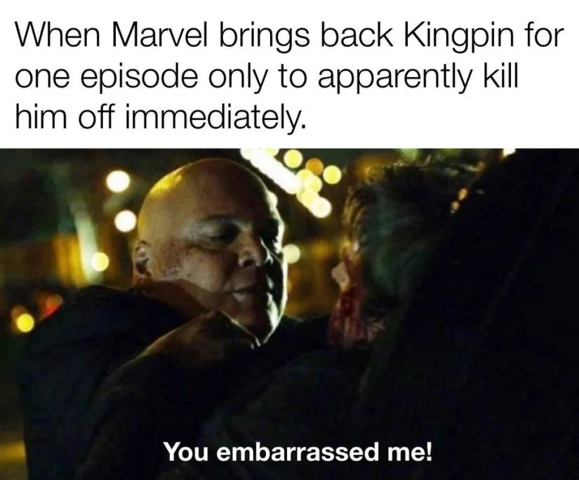 MCU: 10 Memes That Perfectly Sum Up Kingpin As A Character
