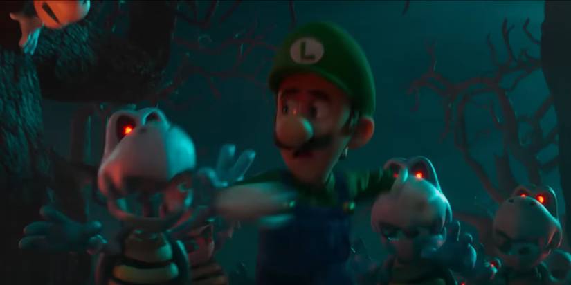 Why Is Luigi So Scared In The Super Mario Bros Trailer?