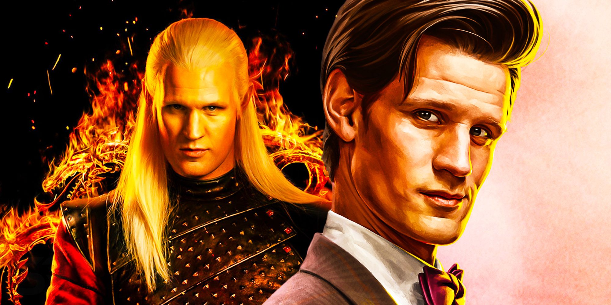 does matt smith have eyebrows