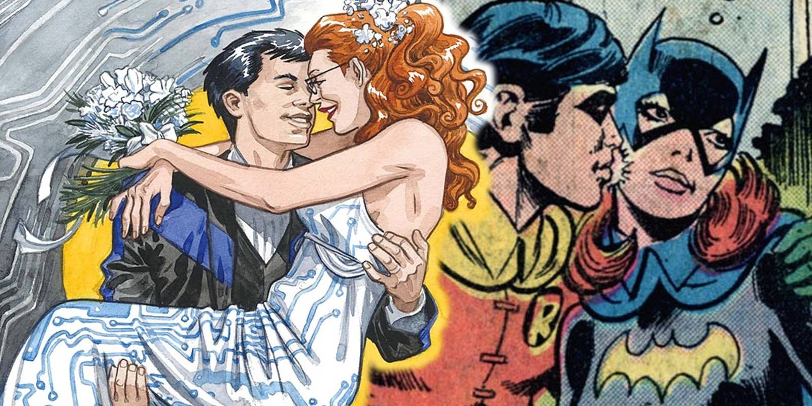 Nightwing & Batgirl's Wedding Gave Them Their Silliest Costumes