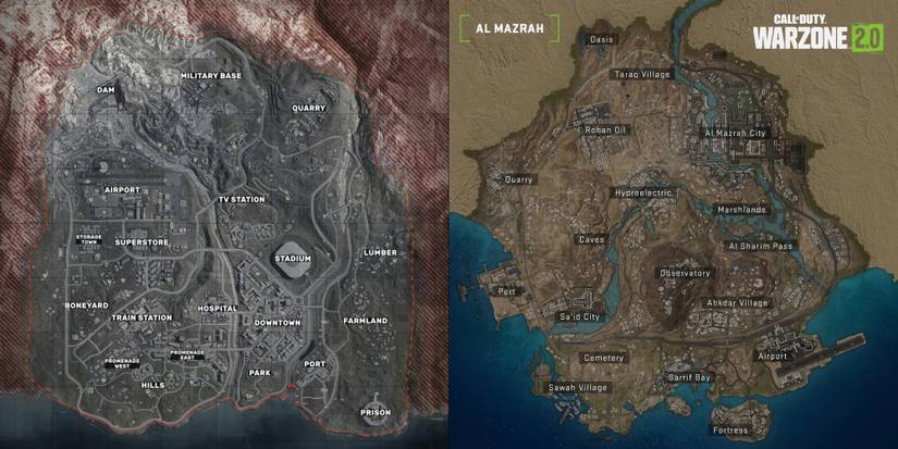 Warzone 2’s Al Mazrah Map Compared To Verdansk (& Which Is Better)
