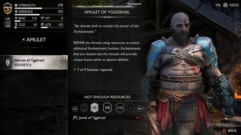 Best Amulet of Yggdrasil Enchantments in God of War: Ragnarök