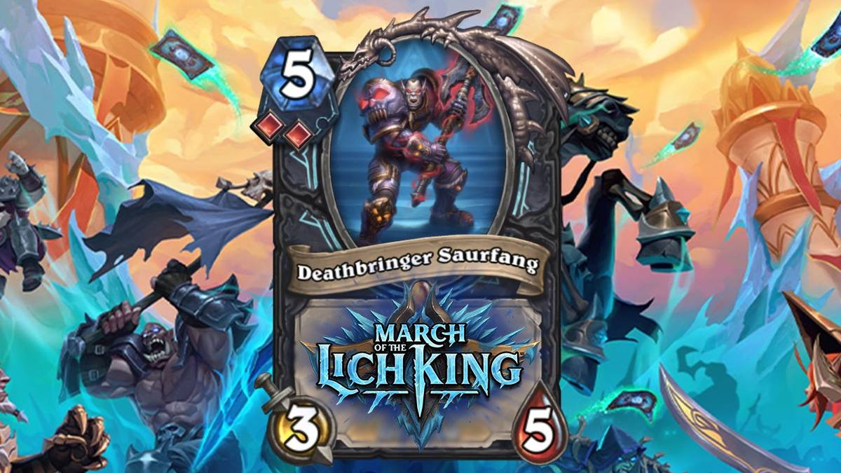 Hearthstone March of the Lich King Card Reveal: Deathbringer Saurfang ...