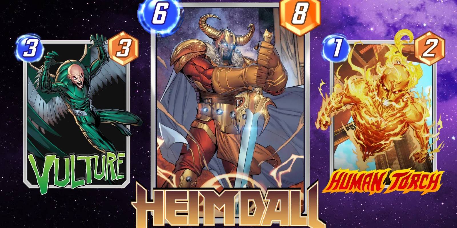 human torch marvel snap