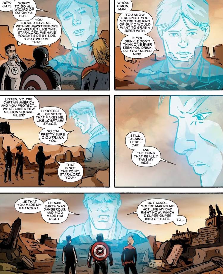 Star-Lord Destroyed Captain America with the Perfect Nickname