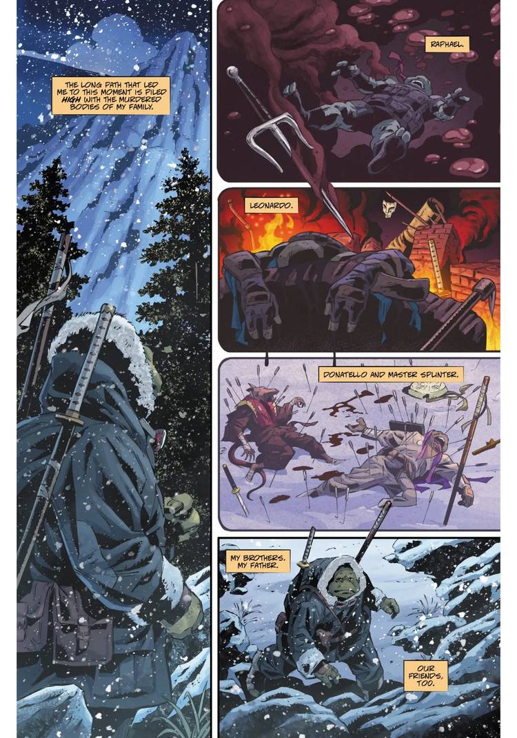 One Last Ronin Image Shows How Each of the TMNT Died