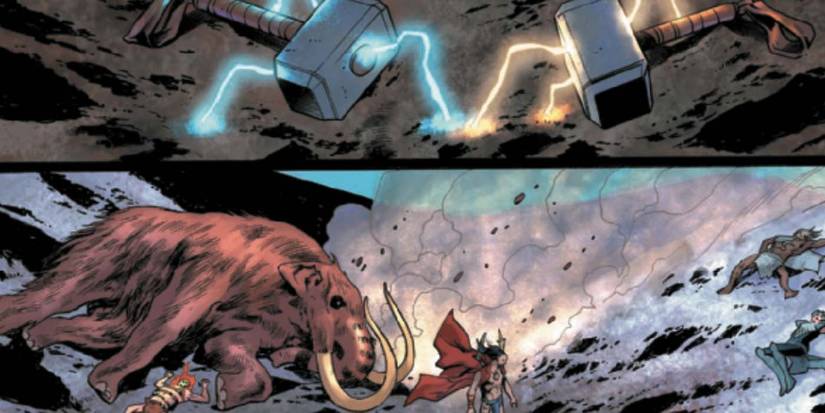 Two Hammers Collide In Marvel's Ultimate Mjolnir Battle