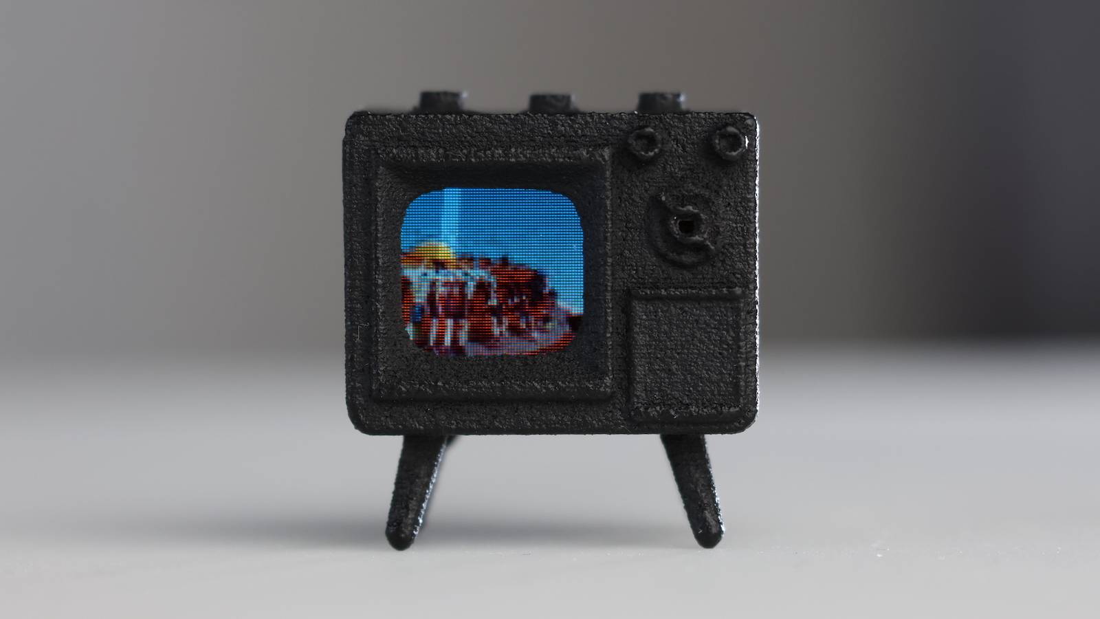 This Ridiculously Tiny OLED TV Is So Cute It Hurts