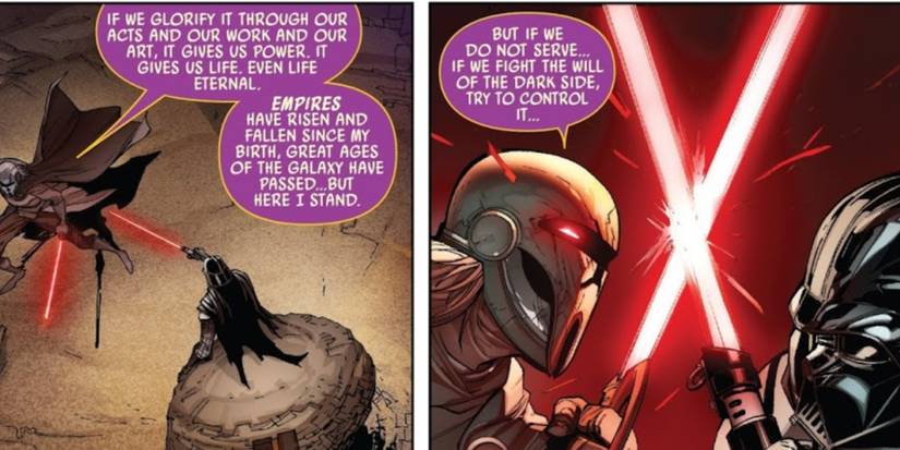 10 Best Lightsaber Fights In Star Wars Comics
