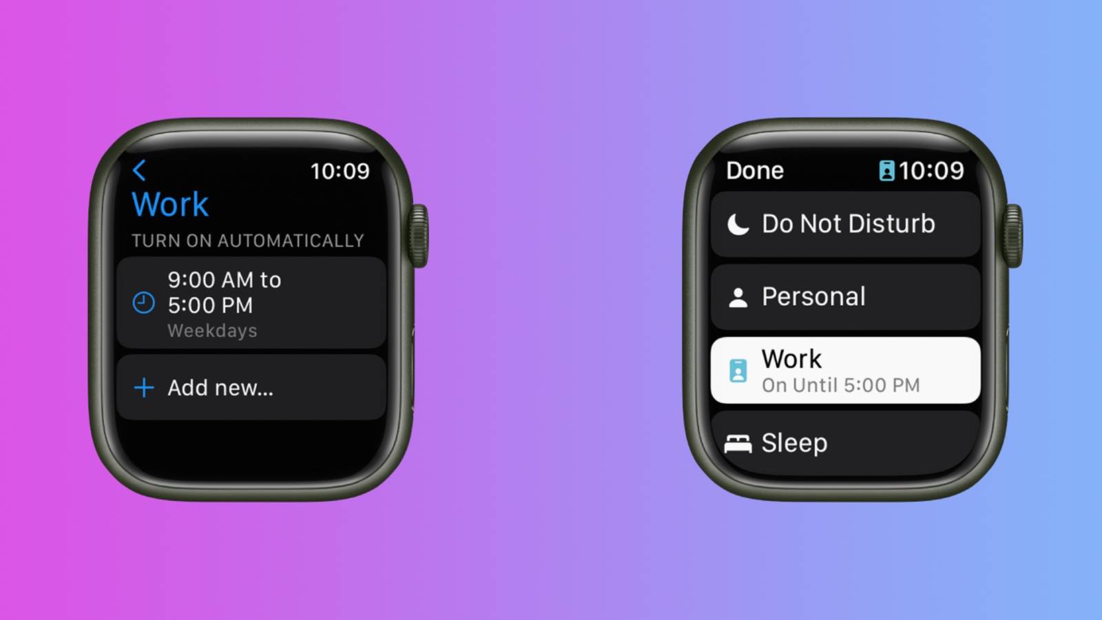 How To Link An Apple Watch Face To A Focus Mode
