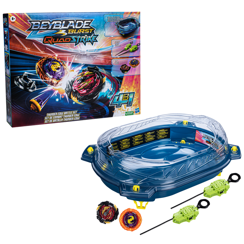 Beyblade Burst QuadStrike Reveals Season 7 Trailer & Thunder Edge ...