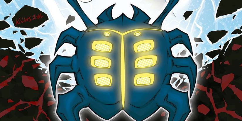 Blue Beetle Gets New DC Movie Poster Introducing Hero's Neon Scarab